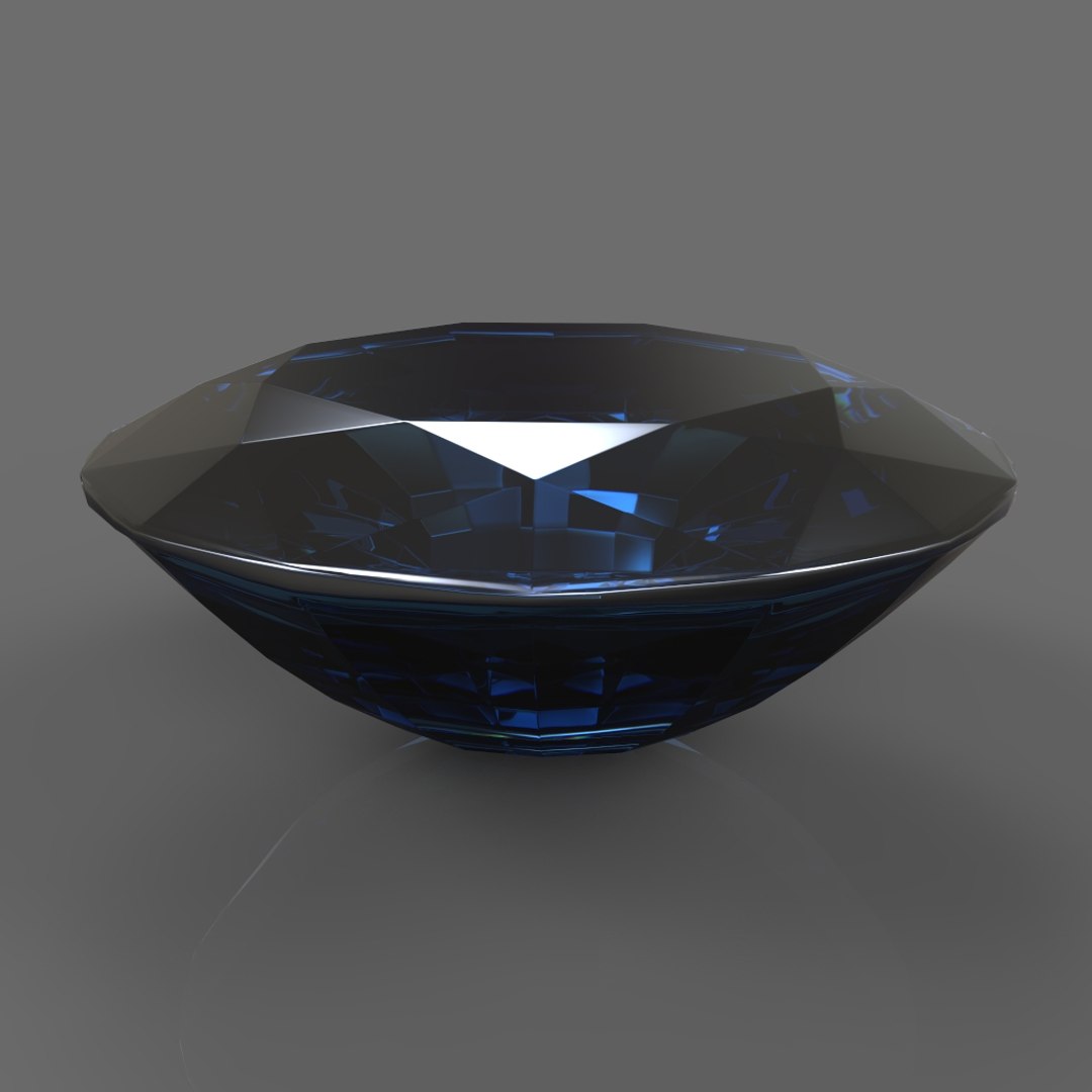 Blue Diamond 3D Model - TurboSquid 1362791