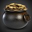 iron pot gold coins max