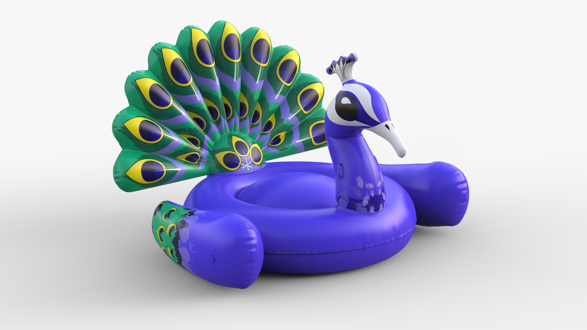 3D Giant Inflatable Peacock Float - TurboSquid 2232439
