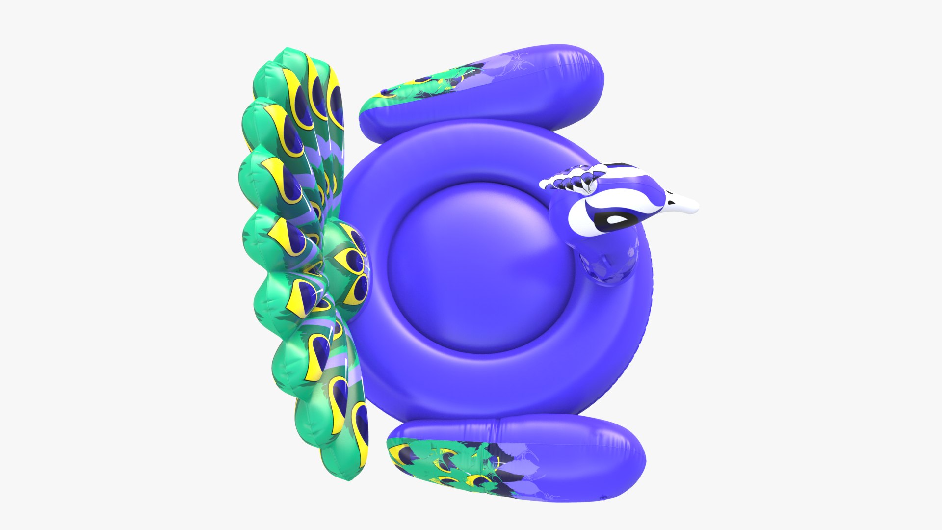 3D Giant Inflatable Peacock Float - TurboSquid 2232439