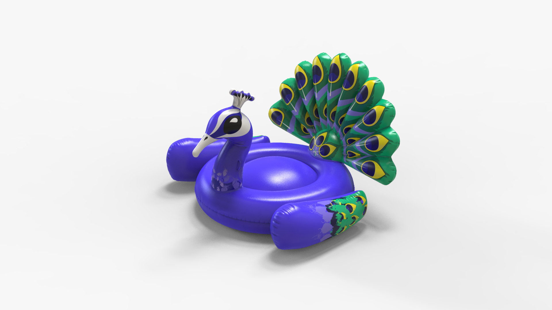 3D Giant Inflatable Peacock Float - TurboSquid 2232439