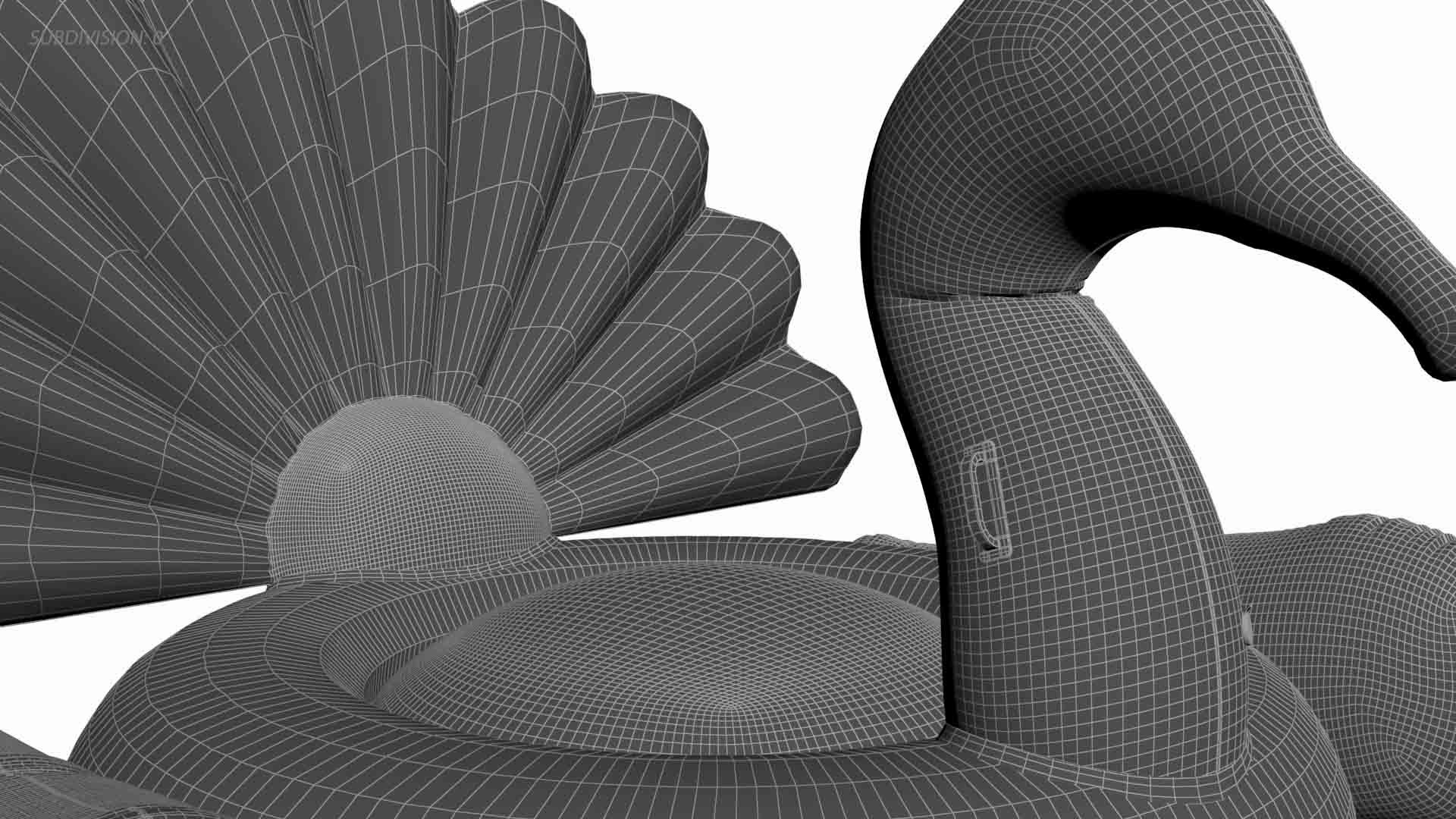 3D Giant Inflatable Peacock Float - TurboSquid 2232439