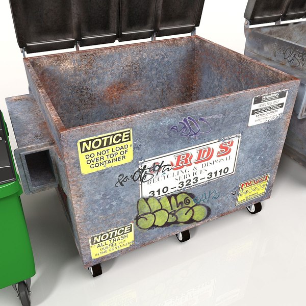 refuse kit bins 3d model