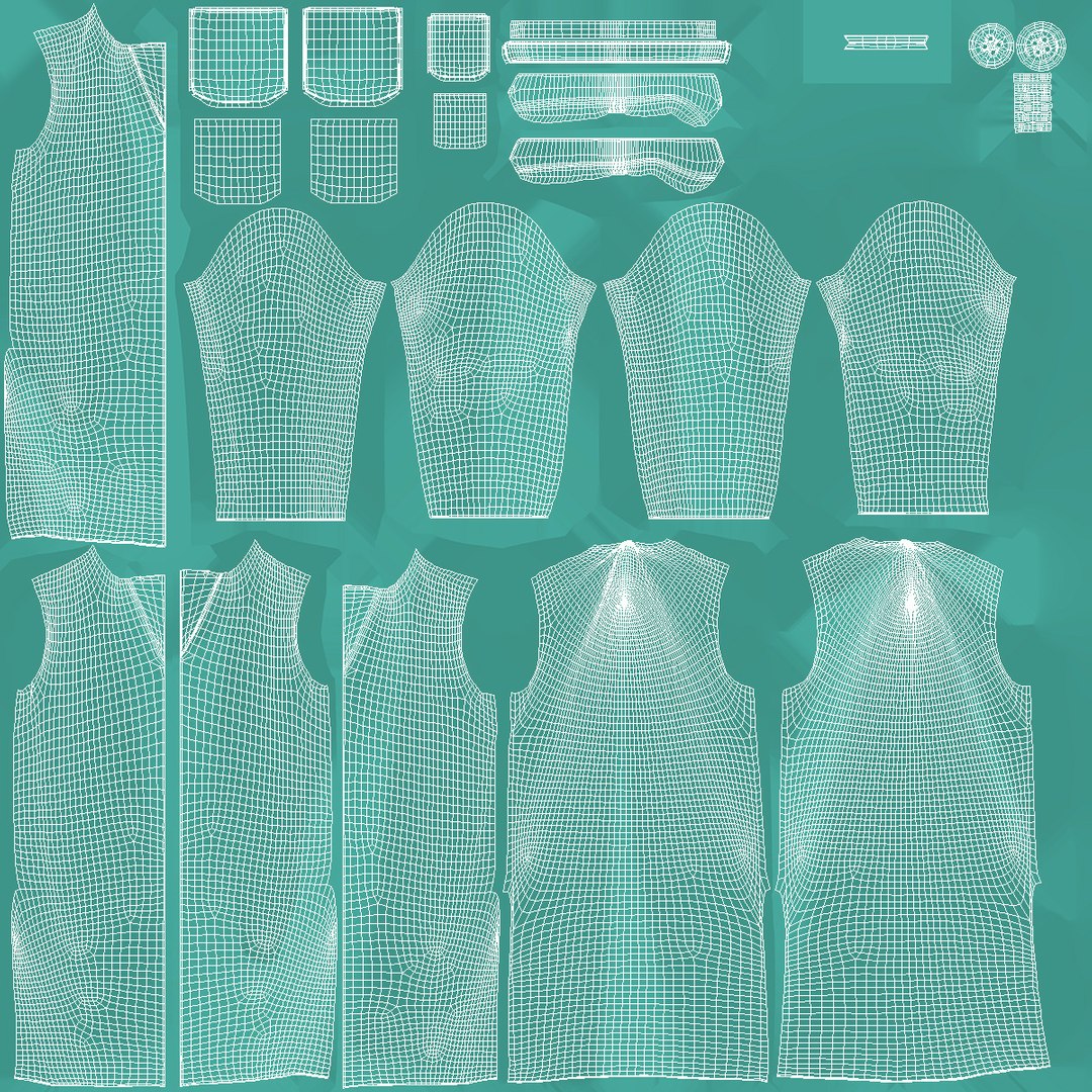 3D Green Hanging Lab Coat model - TurboSquid 1988292