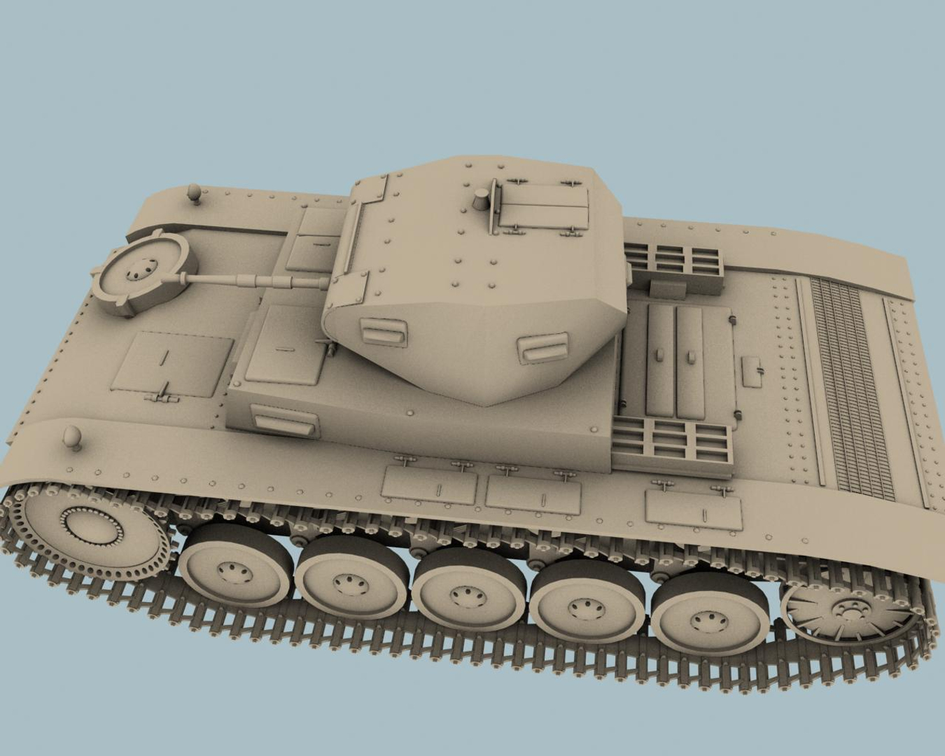 3d panzerkampfwagen ii sd kfz model