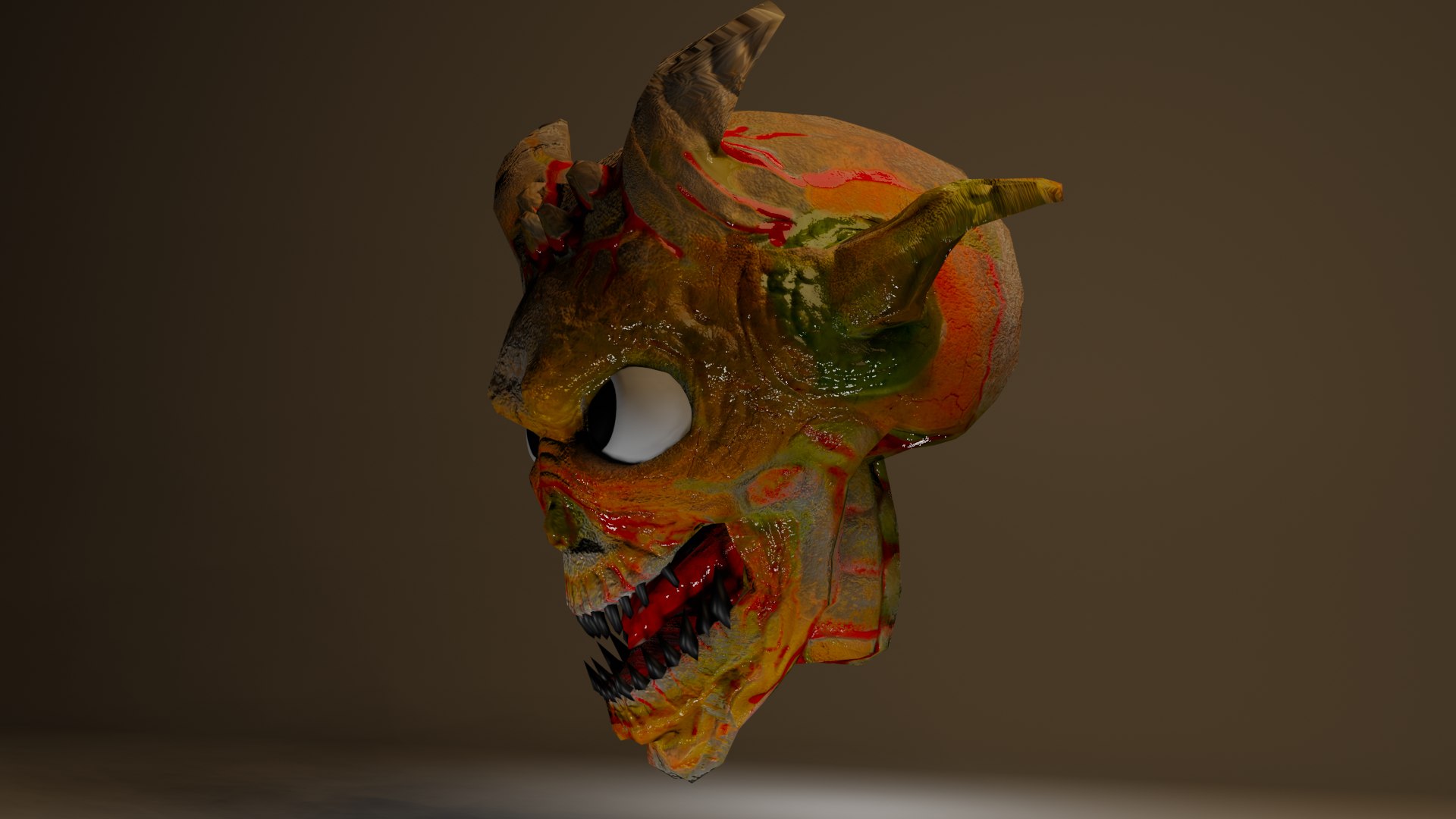 3D Monster Head - TurboSquid 1780761