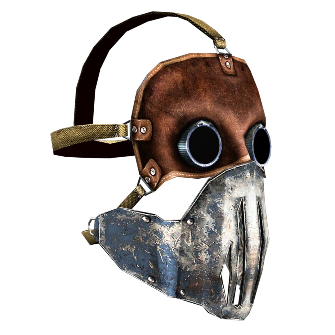 3d leather mask helmet