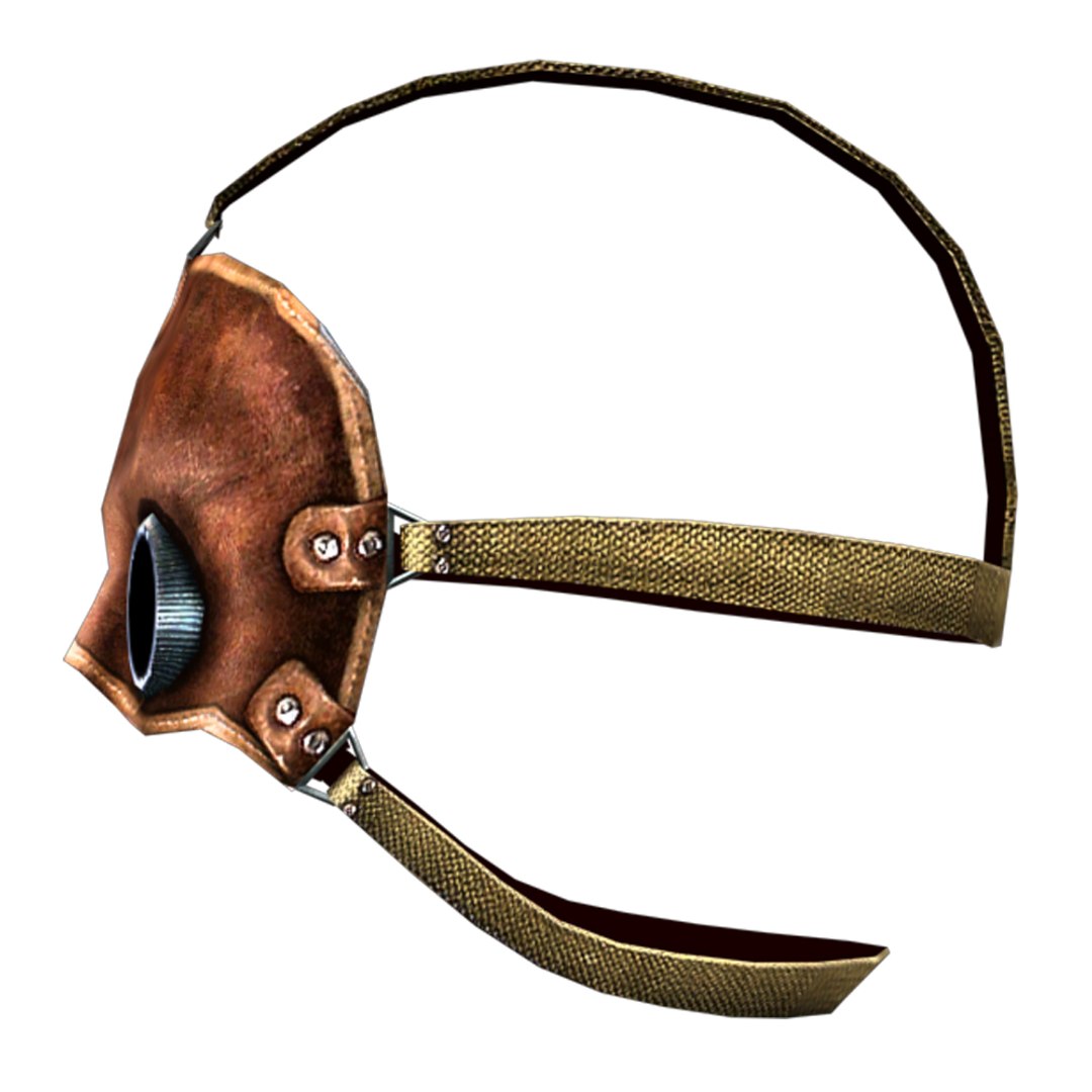 3d leather mask helmet