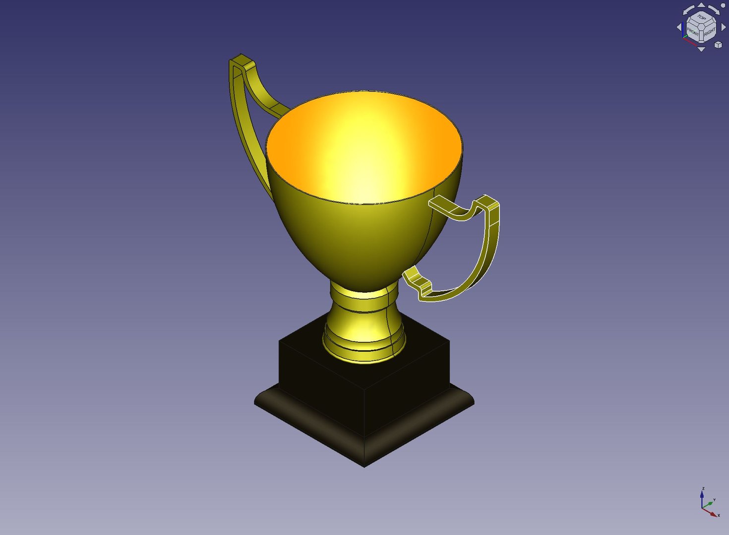 Competition Trophy 3D Model - TurboSquid 2229366