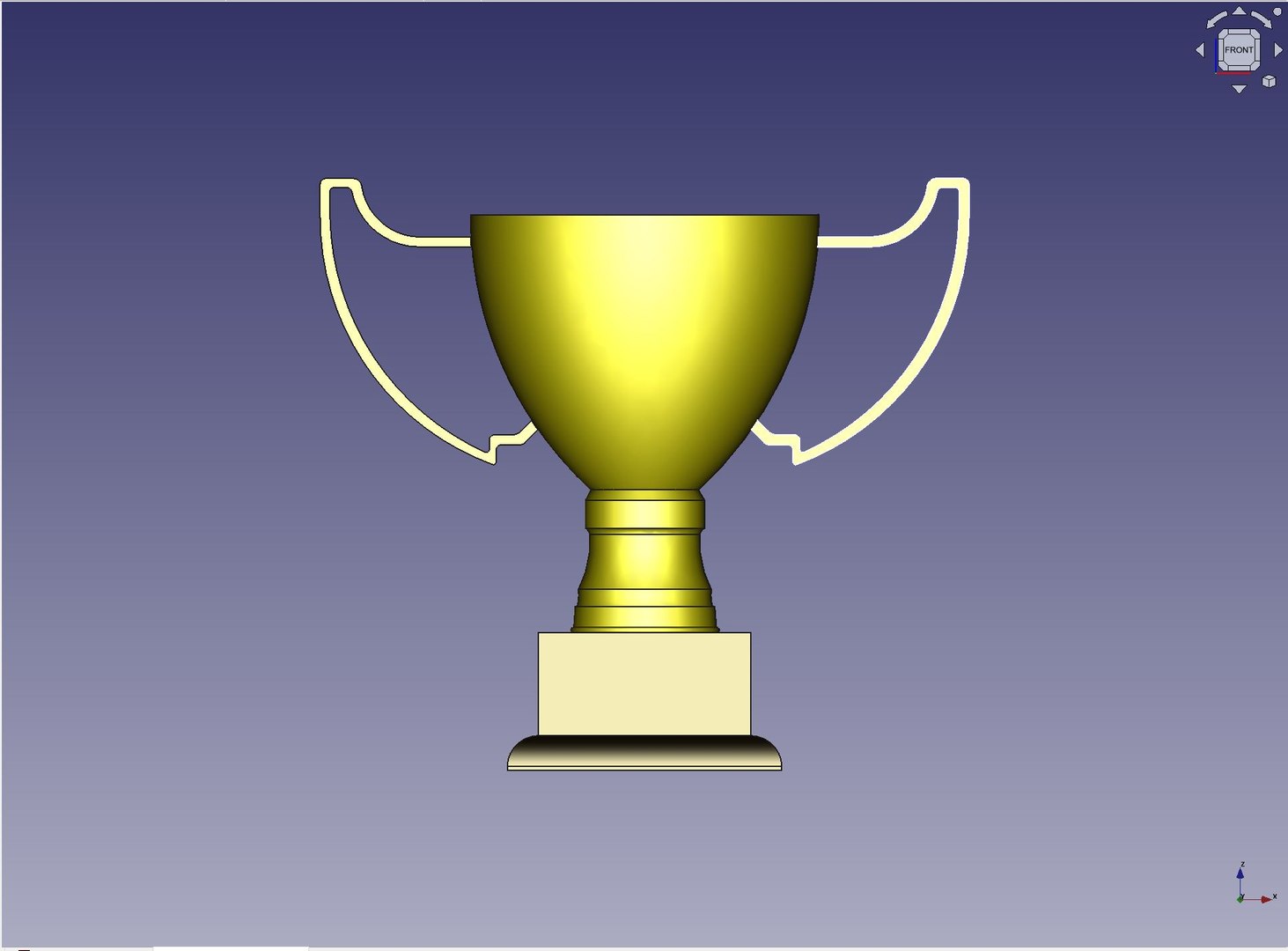 Competition Trophy 3D Model - TurboSquid 2229366