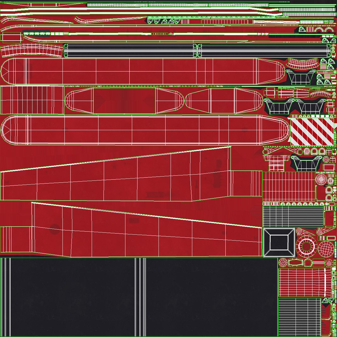 Crane Outrigger Large 03 3D Model - TurboSquid 1680021