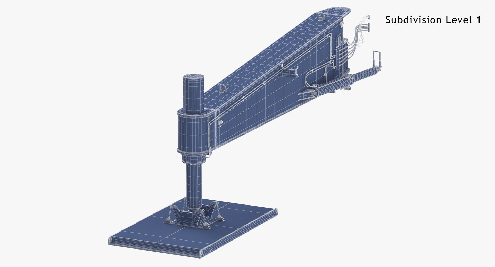Crane Outrigger Large 03 3D Model - TurboSquid 1680021