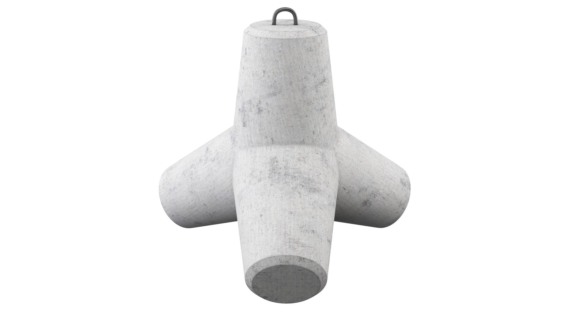 3D Concrete Tetrapod Model - TurboSquid 2081415