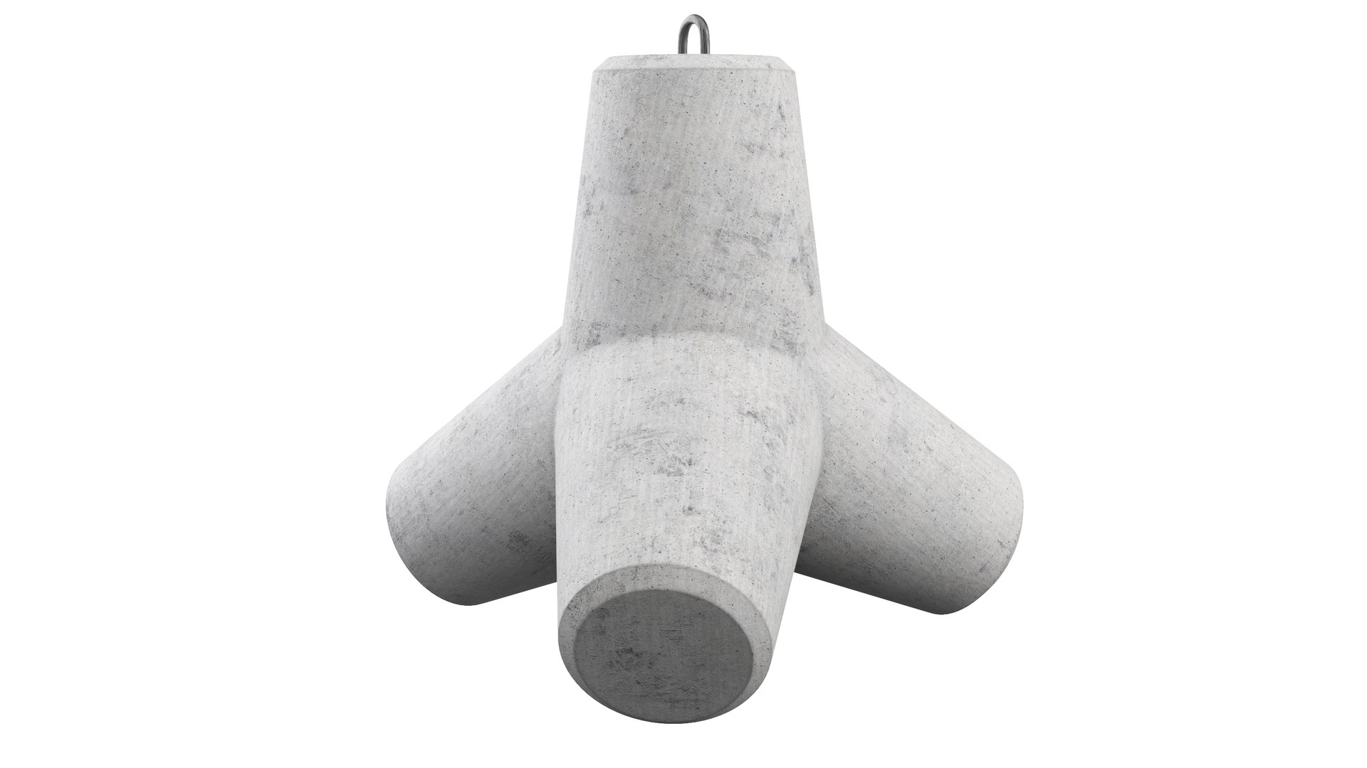 3D Concrete Tetrapod Model - TurboSquid 2081415