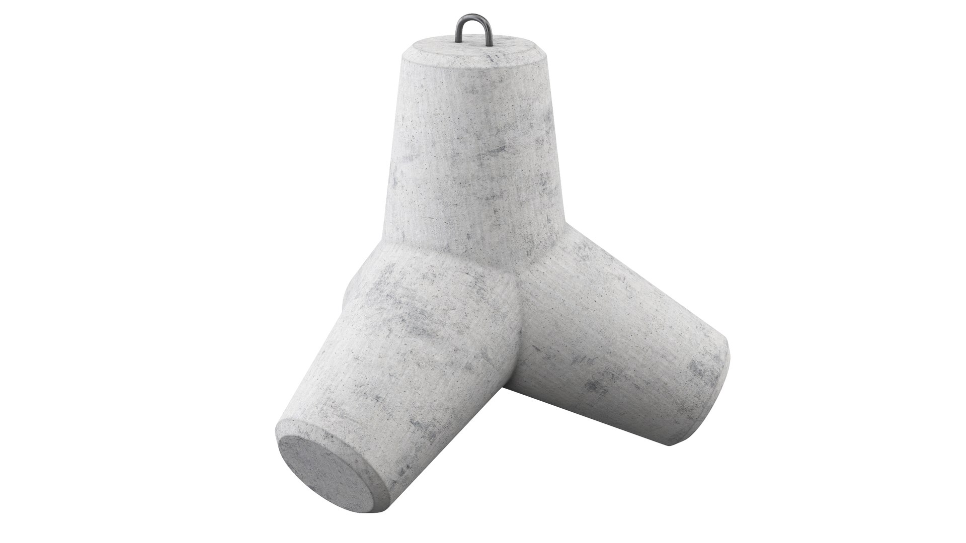 3D Concrete Tetrapod Model - TurboSquid 2081415