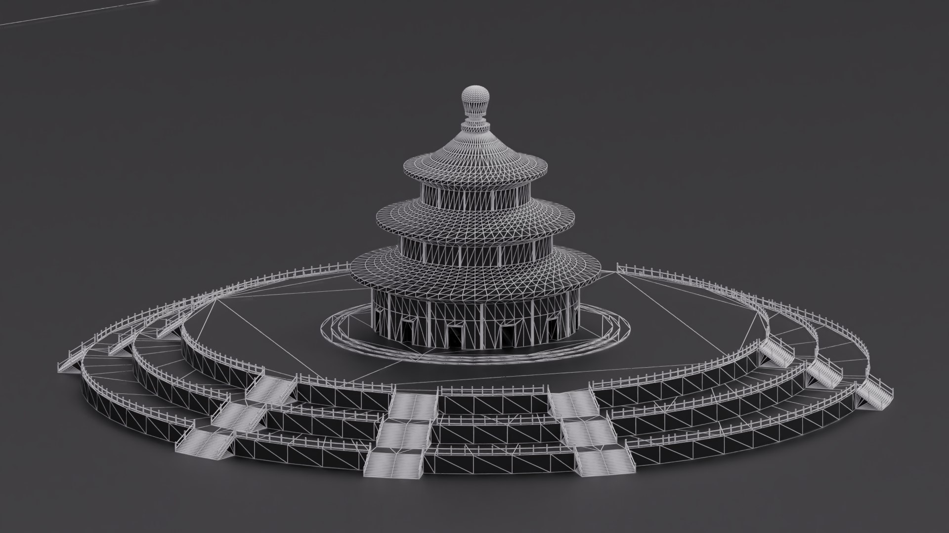 Temple Of Heaven Beijing China 3D Model - TurboSquid 1775285