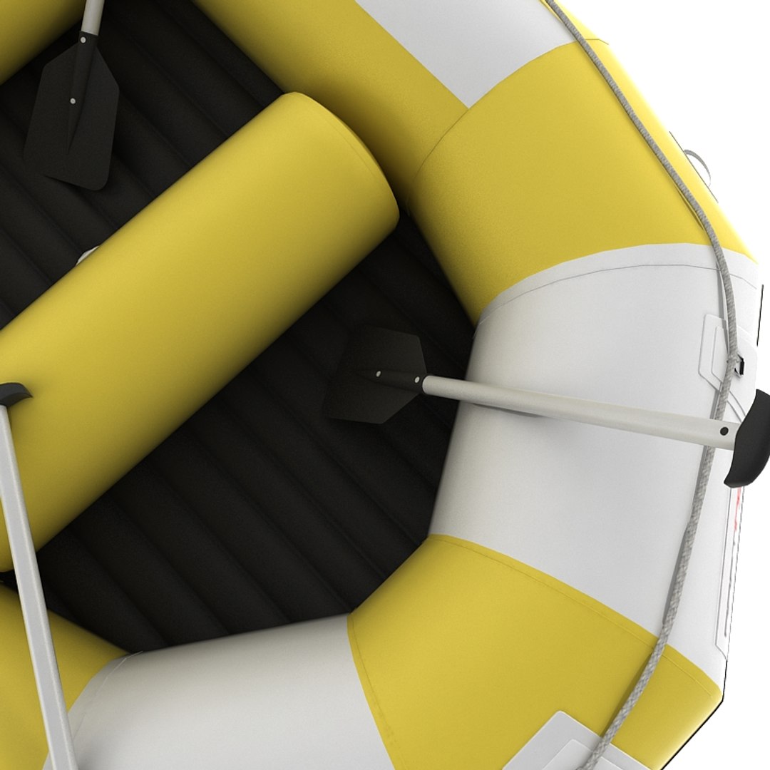 Rafting Boat 3d Model