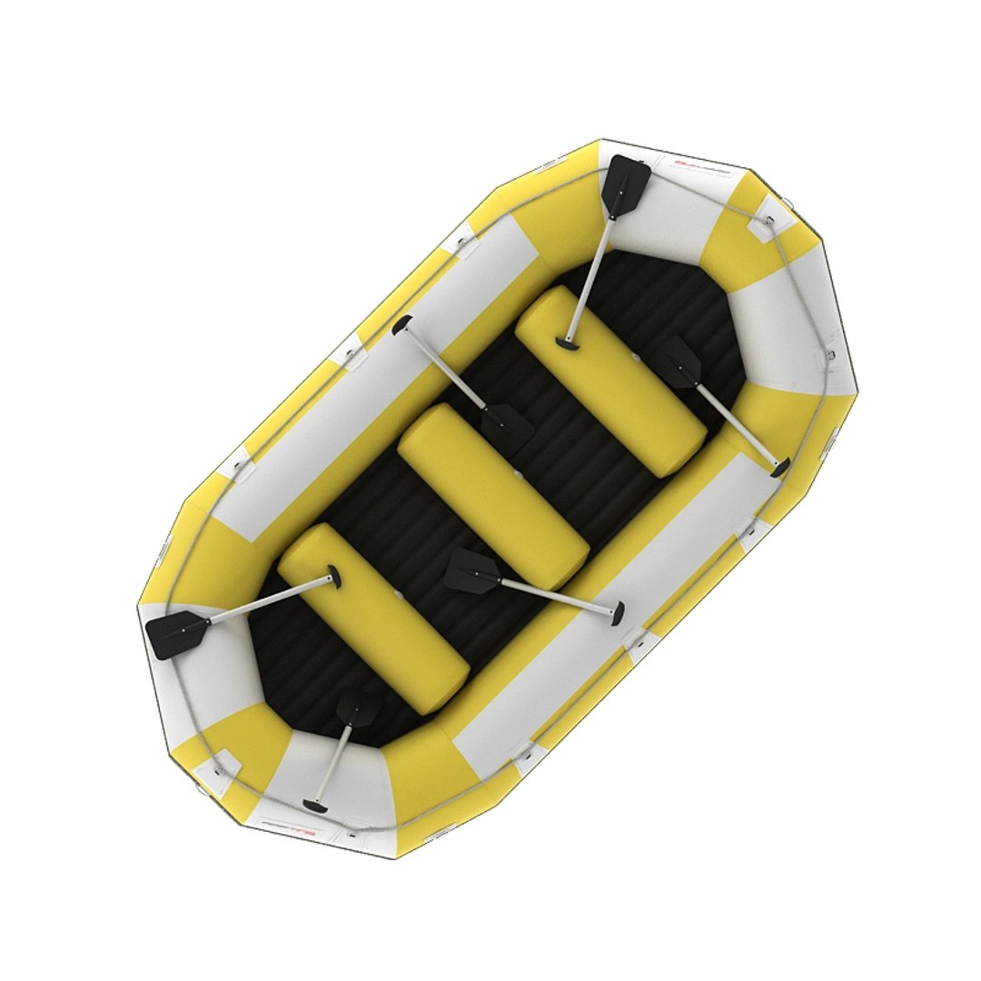 Rafting Boat 3d Model