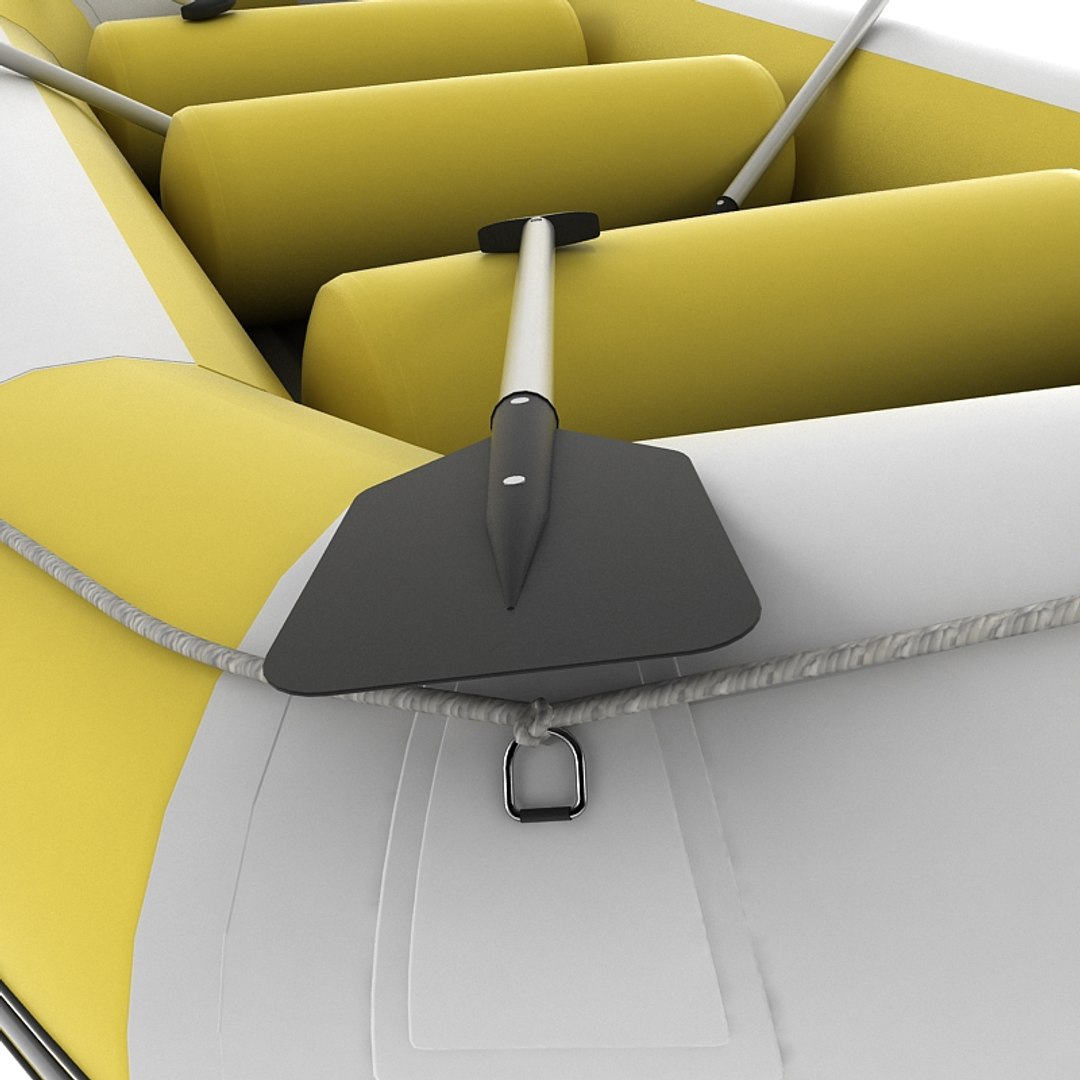 Rafting Boat 3d Model