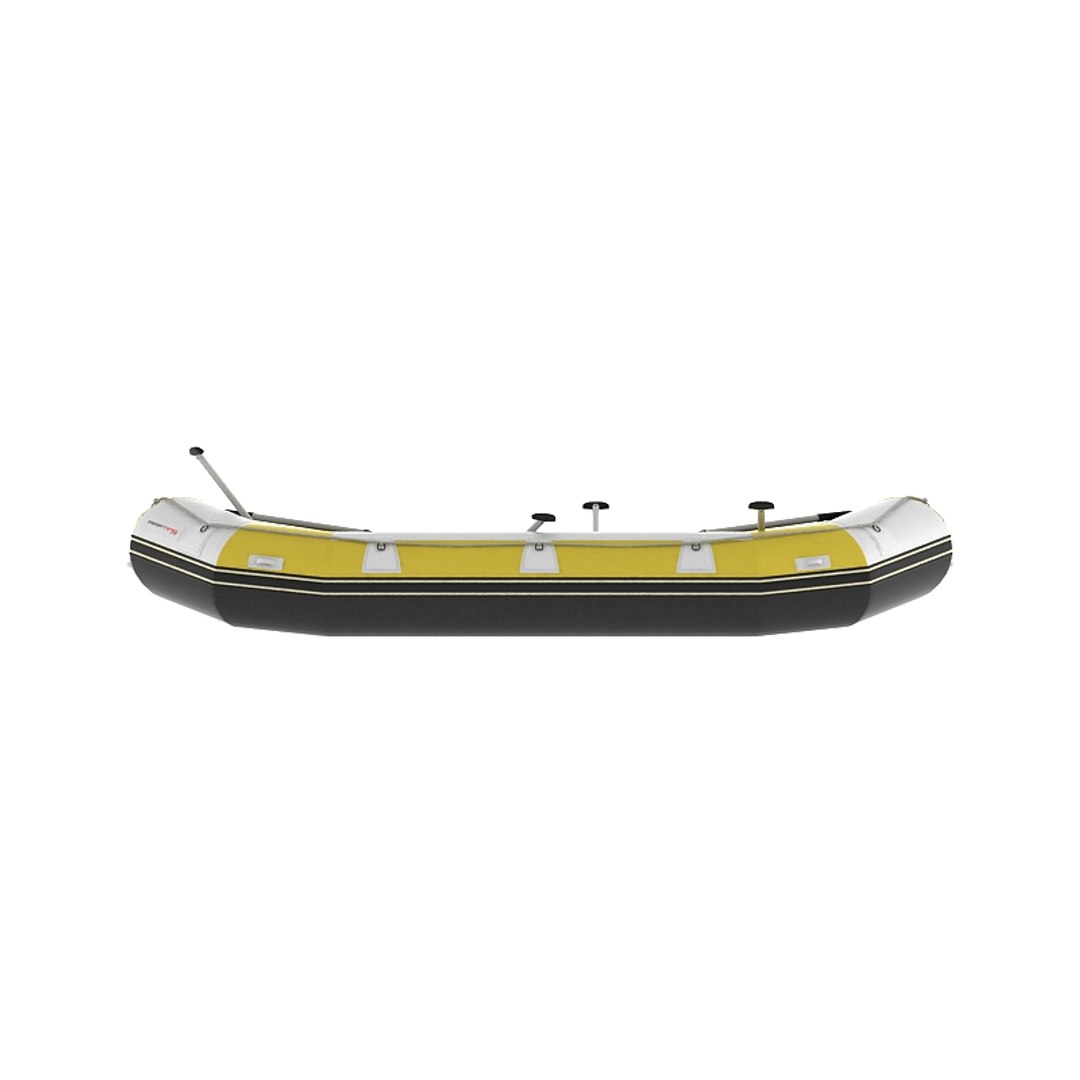 Rafting Boat 3d Model