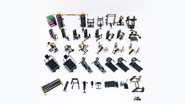 Multi Gym 3D Models for Download | TurboSquid