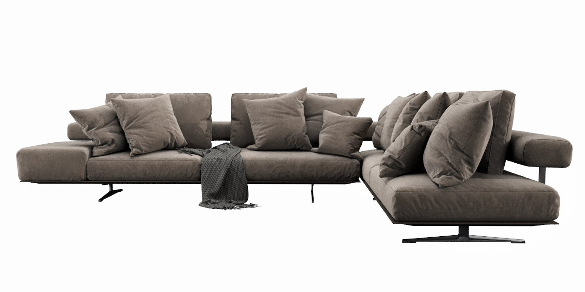 Flexform Wing Sectional 3D Model - TurboSquid 1506049