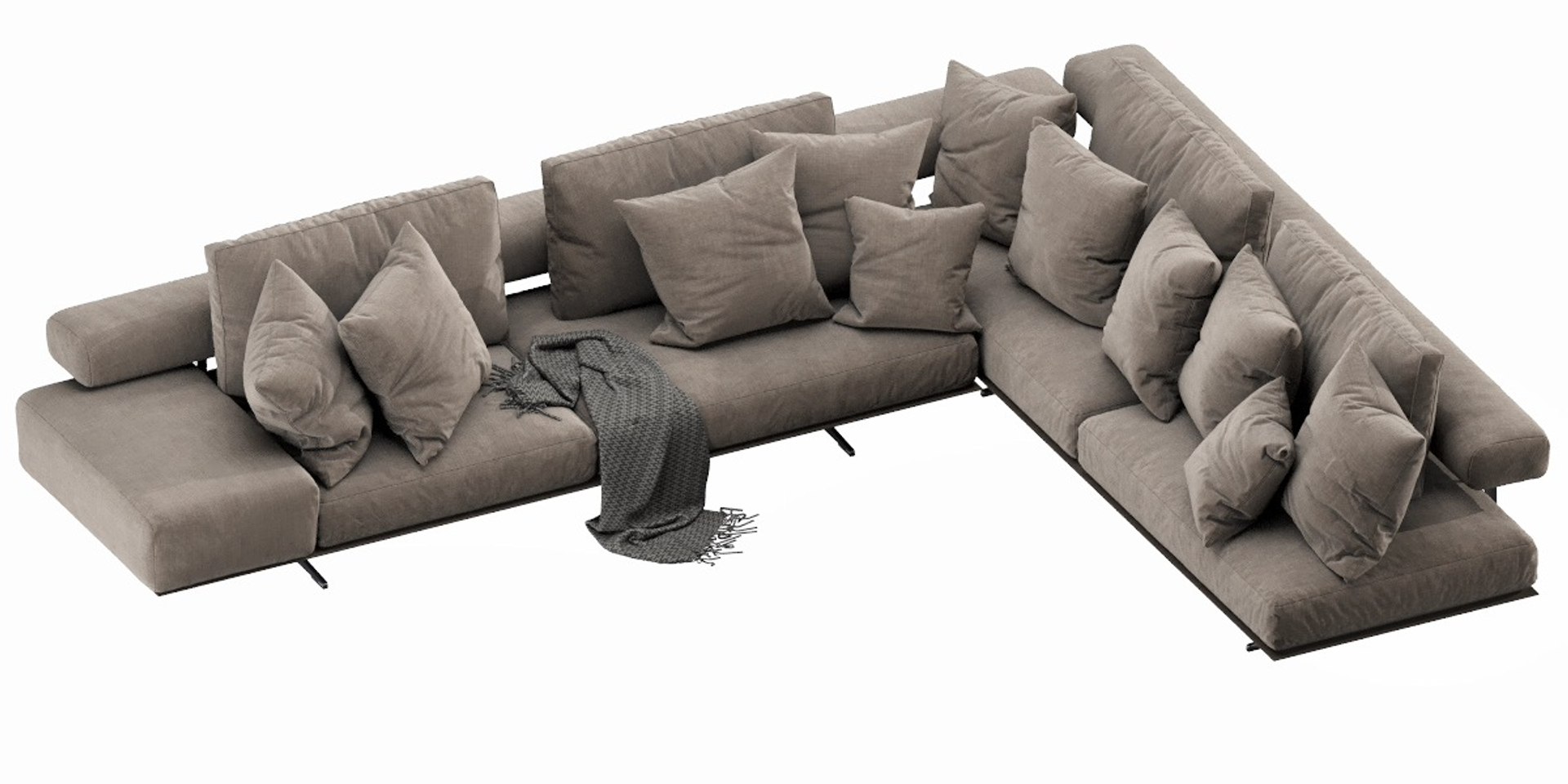 Flexform Wing Sectional 3D Model - TurboSquid 1506049