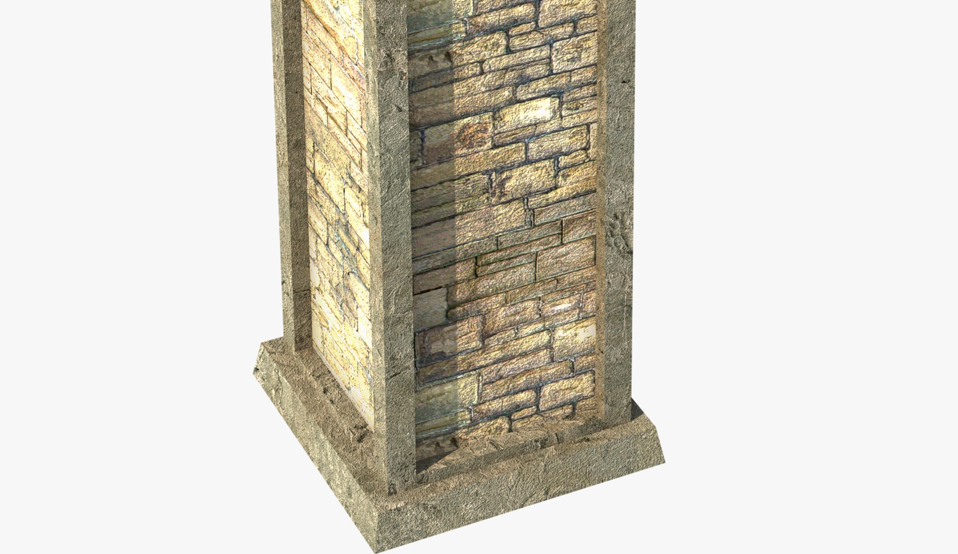 Free 3D Free Pillar Torch - TurboSquid 1901904