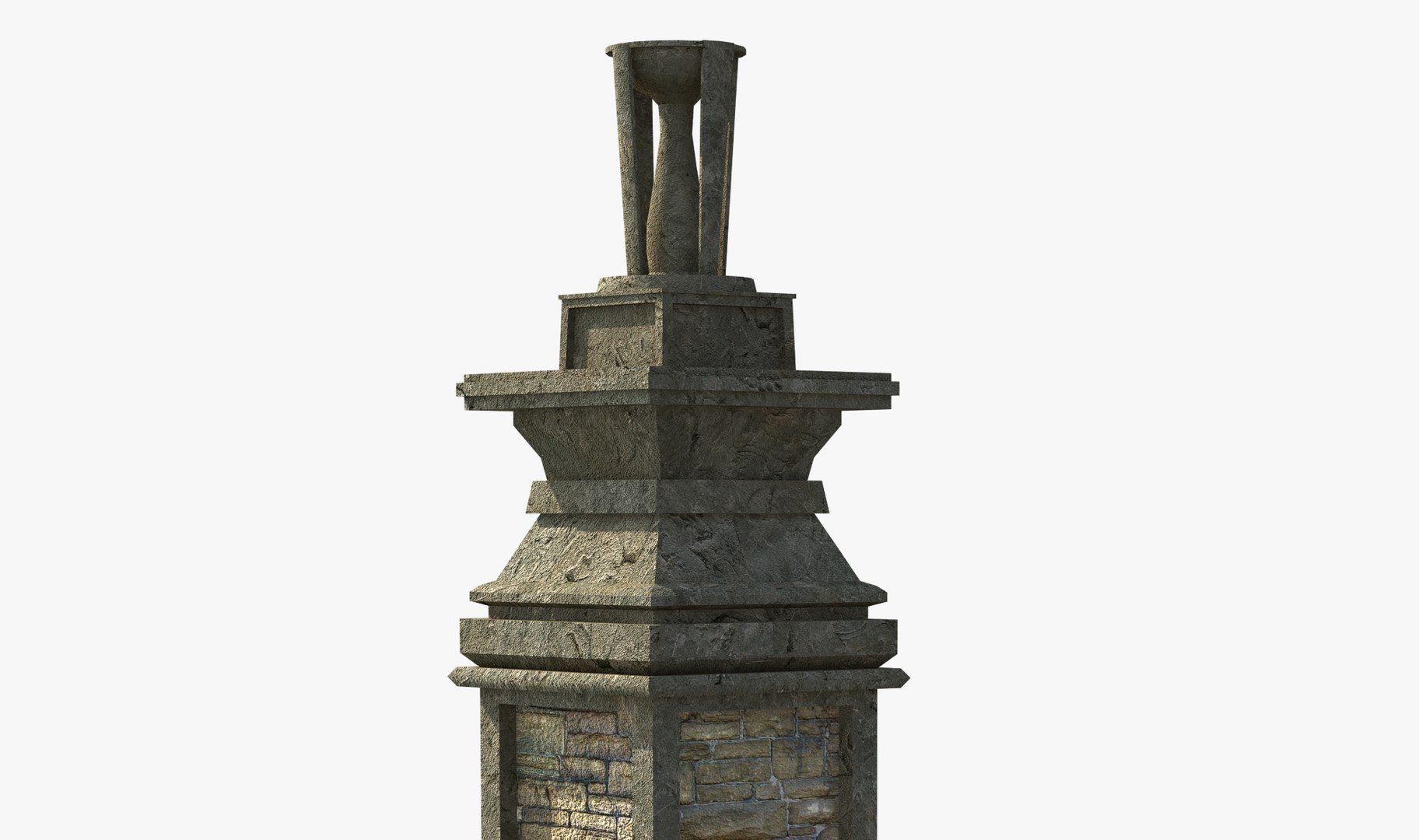 Free 3D Free Pillar Torch - TurboSquid 1901904