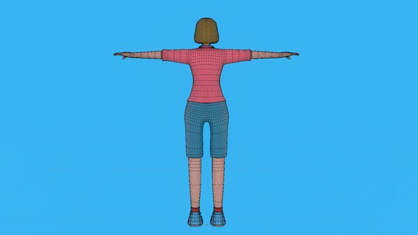 3D woman character motion model - TurboSquid 1667425