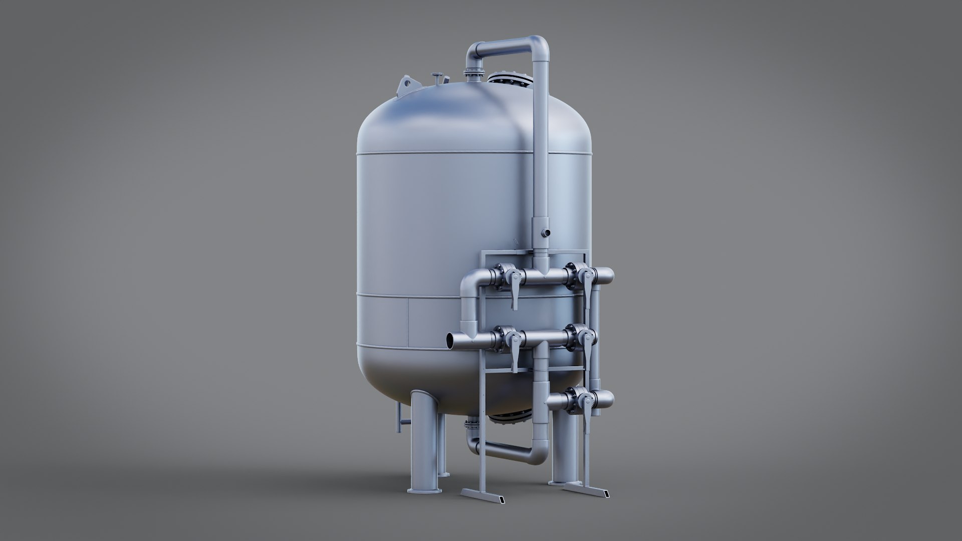 Industrial Water Filter Bundle Realtime 3D - TurboSquid 2398470
