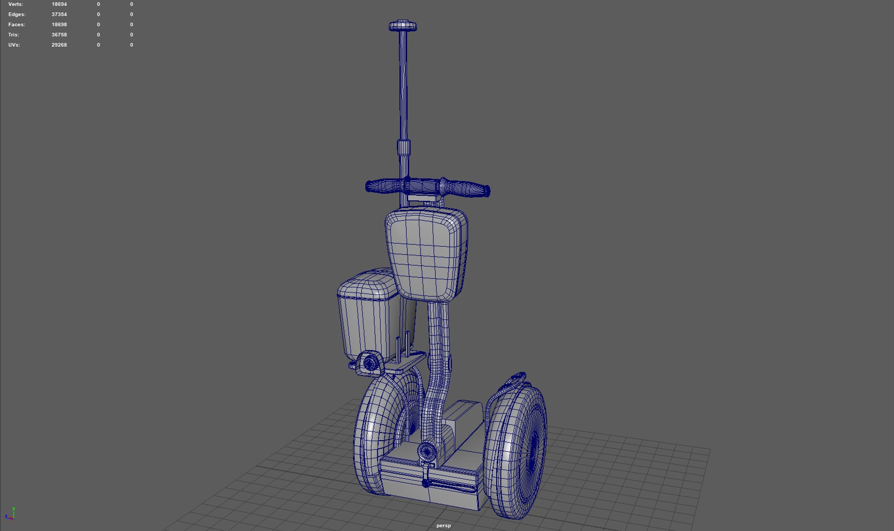 Segway Police Model - TurboSquid 1859585