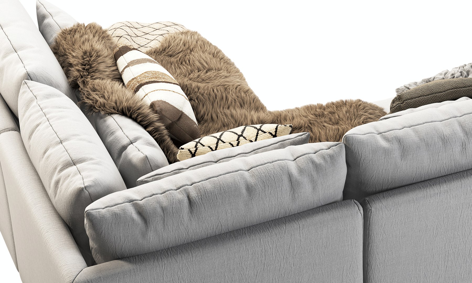 Aria Corner Sectional Sofa By SIXPENNY 3D Model - TurboSquid 2144367