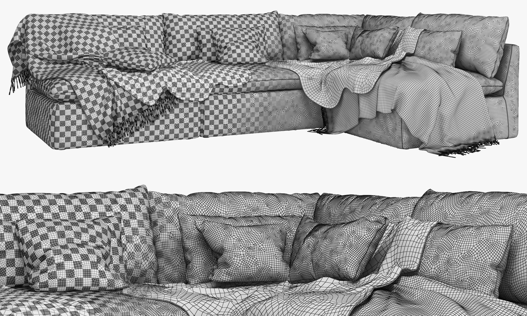 Aria Corner Sectional Sofa By SIXPENNY 3D Model - TurboSquid 2144367