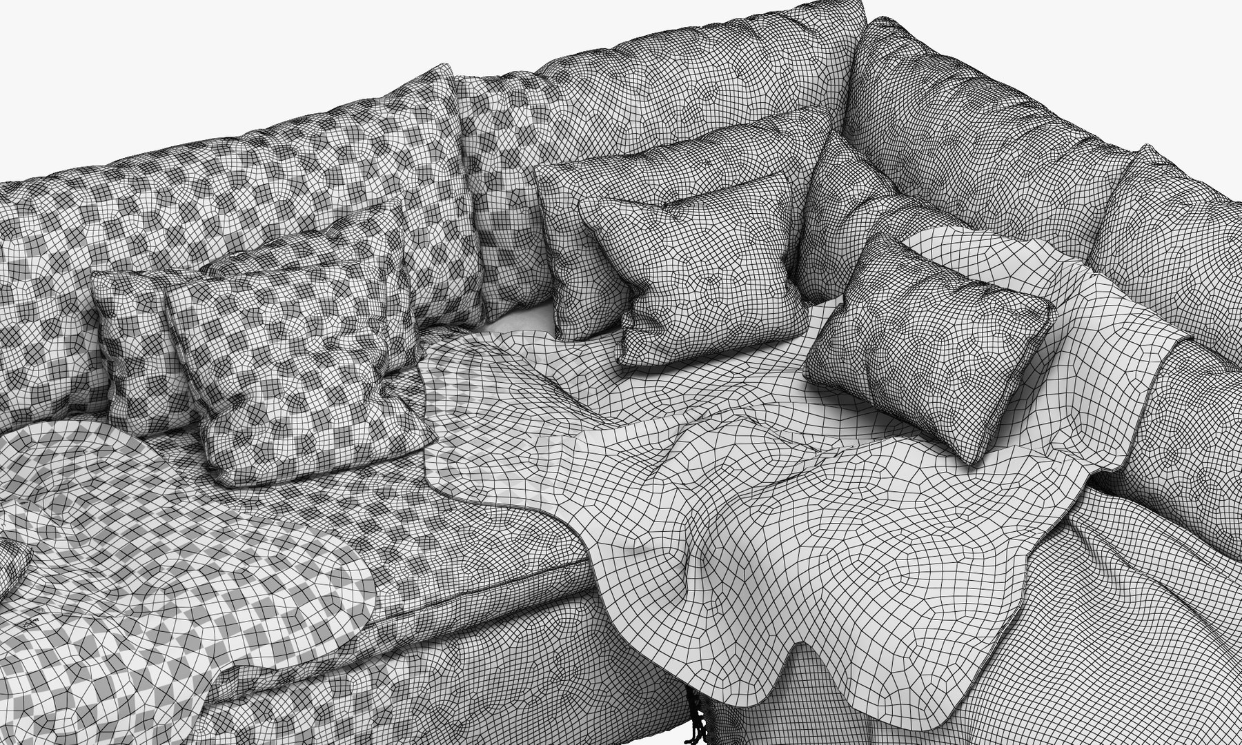 Aria Corner Sectional Sofa By SIXPENNY 3D Model - TurboSquid 2144367