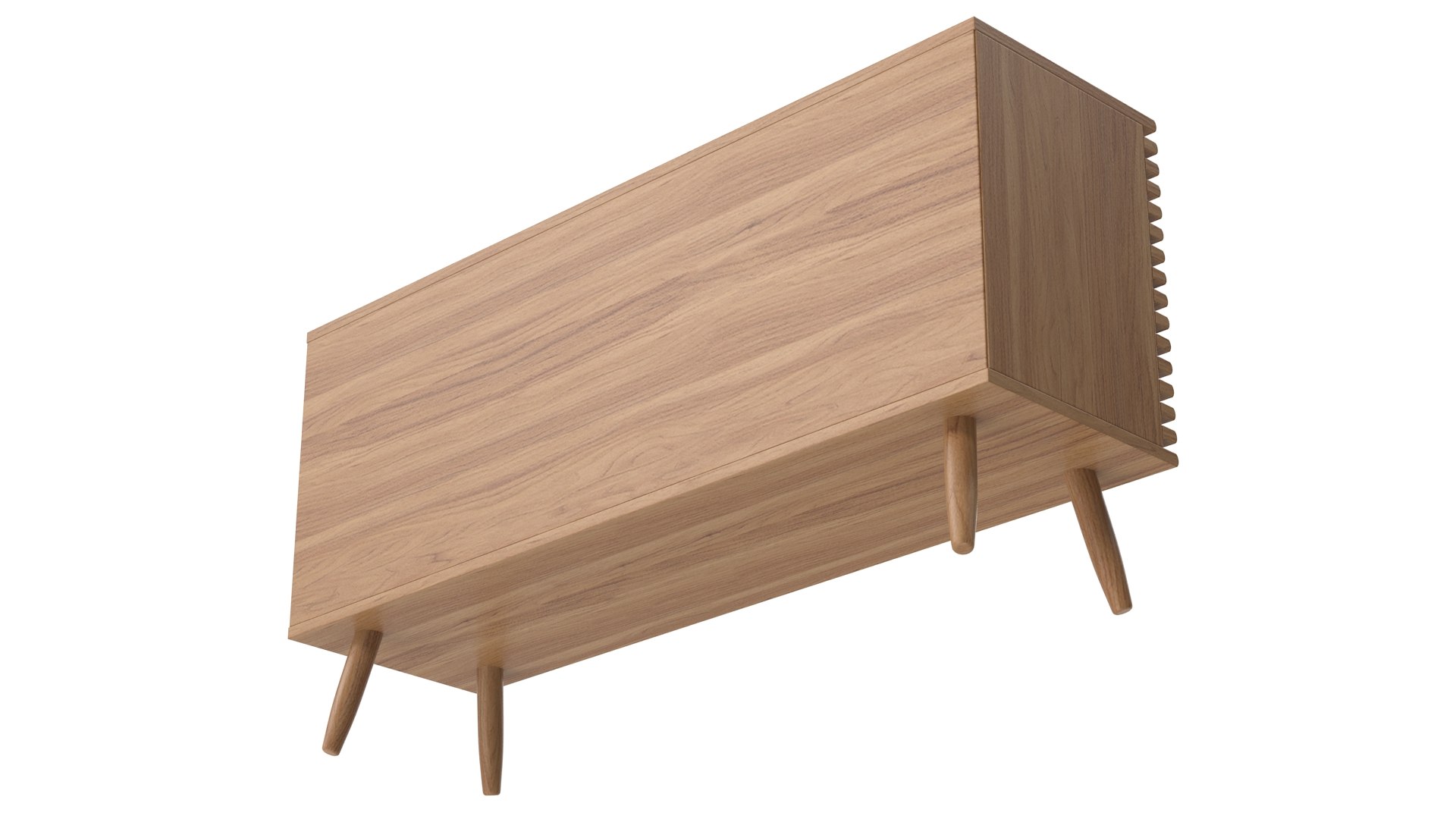 3D Wooden Sideboard V3 Model - TurboSquid 2004325