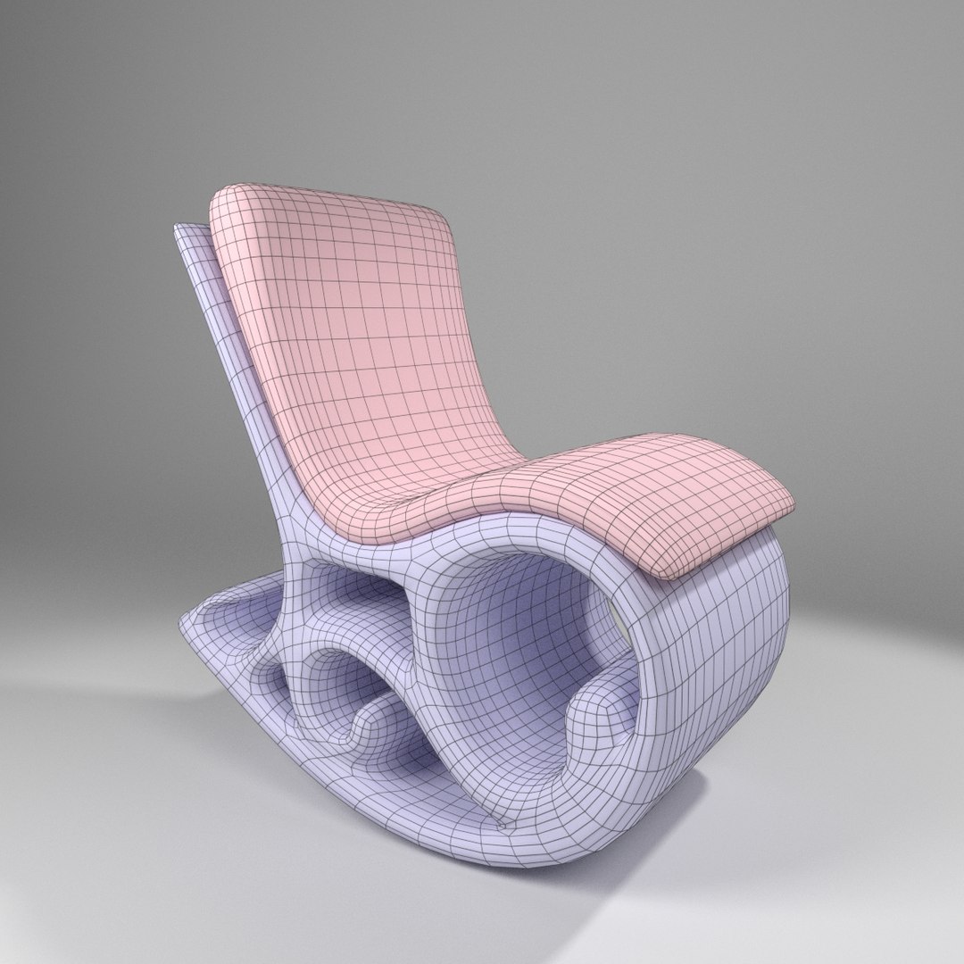 3d aerodynamic rocking chair