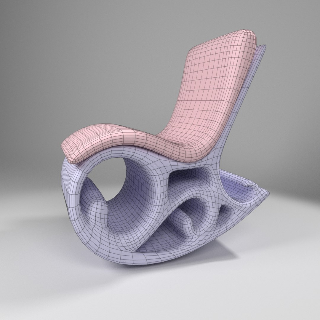 3d aerodynamic rocking chair