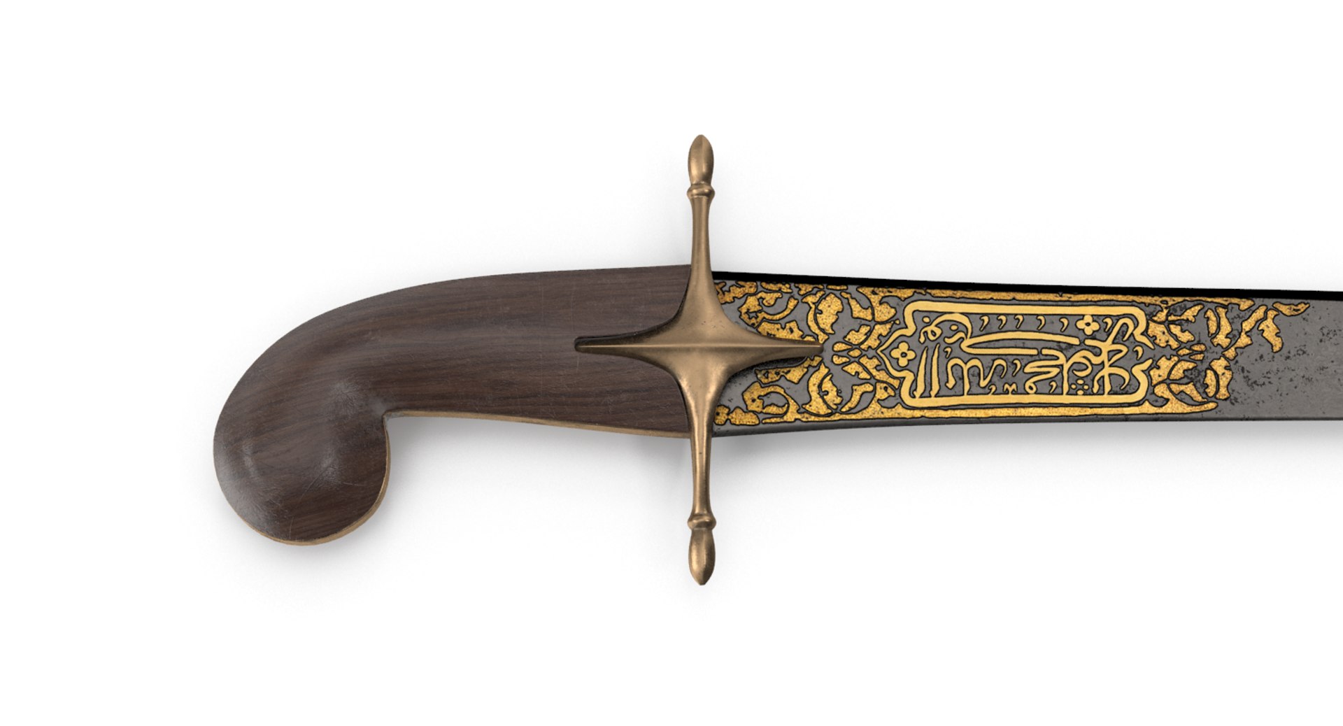 Ottoman Sword 3D Model - TurboSquid 1304193