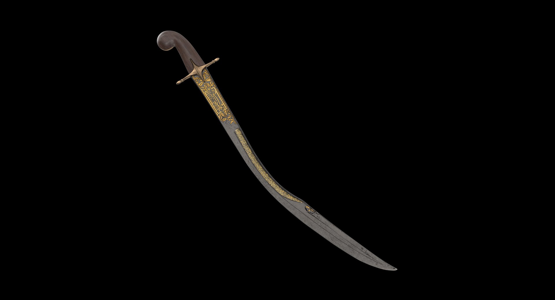 Ottoman Sword 3D Model - TurboSquid 1304193