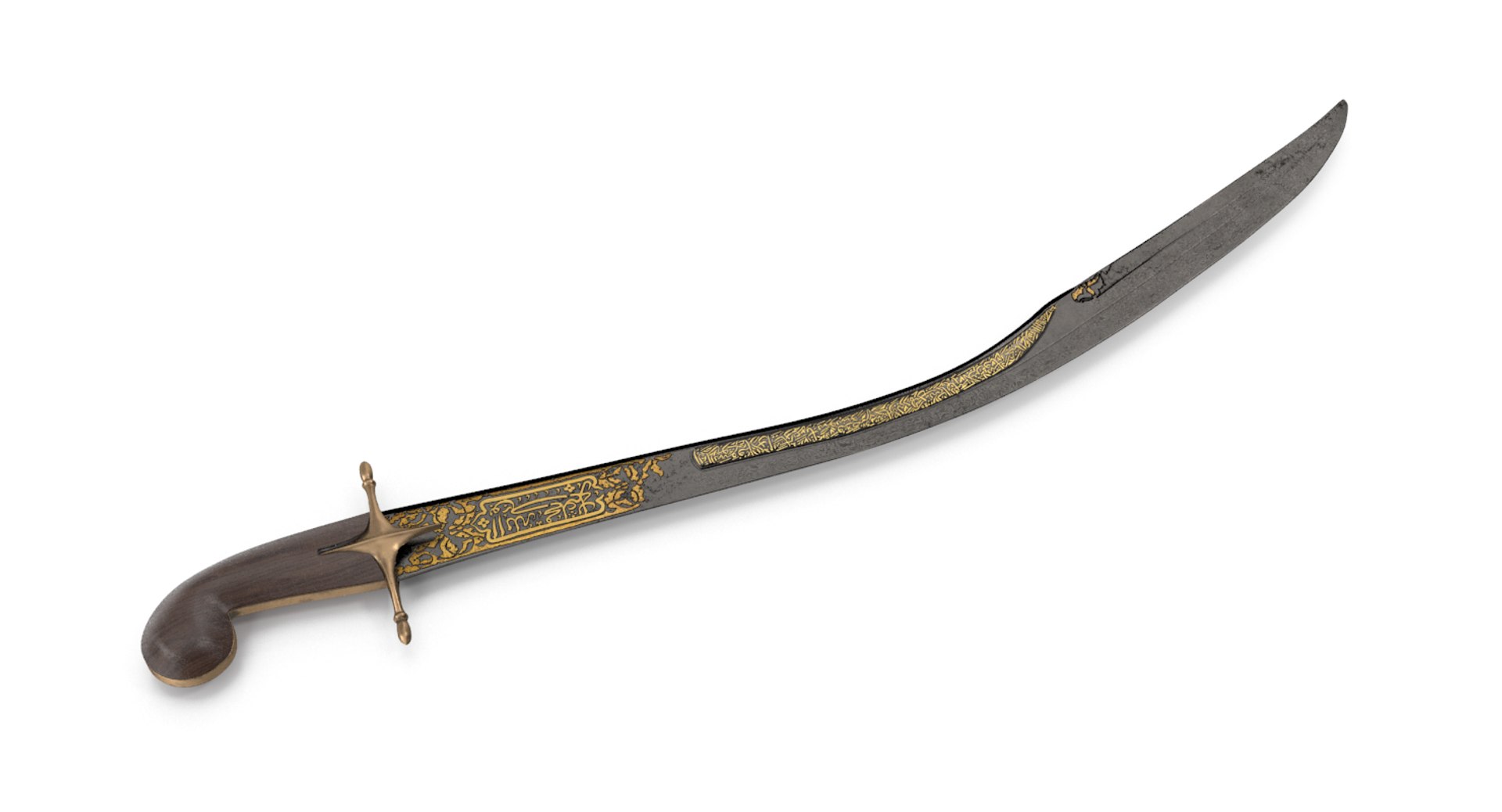 Ottoman Sword 3D Model - TurboSquid 1304193