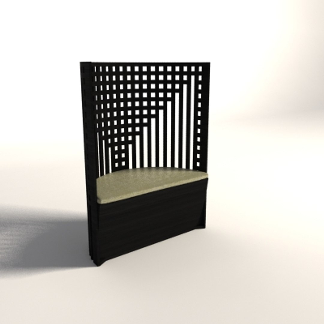 Charles Rennie Mackintosh Willow 3d Model