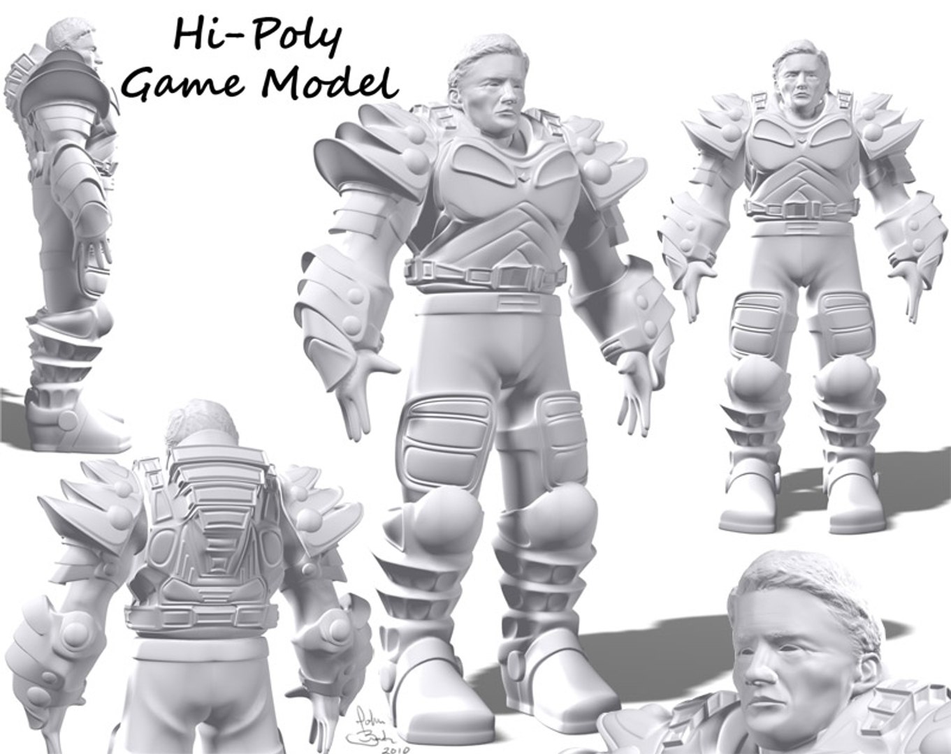 character ready udk 3d model