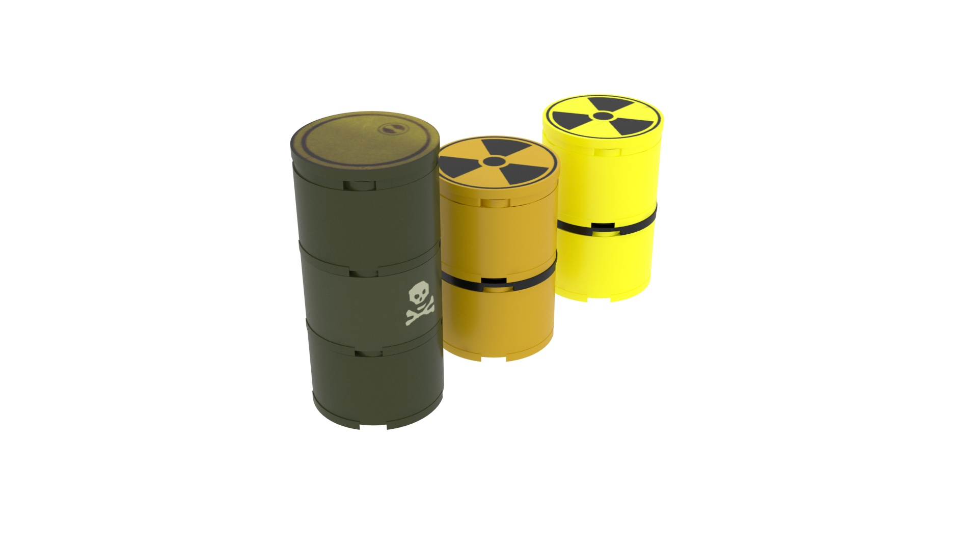 Lego Oil Barrels Model - TurboSquid 1810850