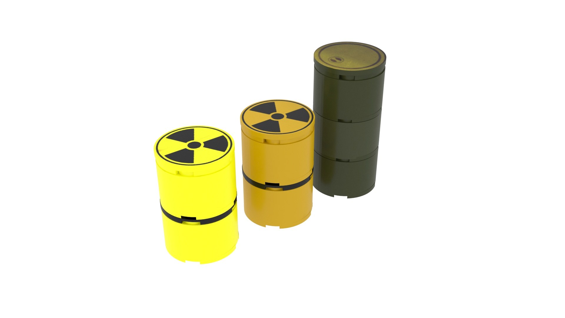 Lego Oil Barrels model - TurboSquid 1810850