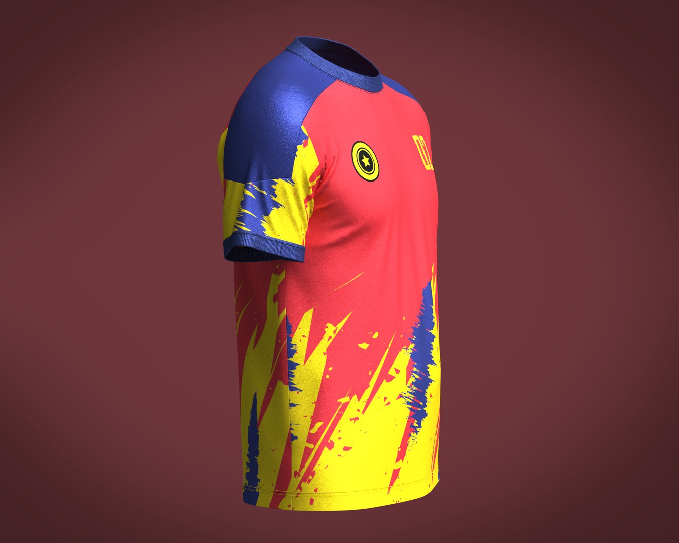 Soccer Third Jersey Player 02 3D - TurboSquid 1915967