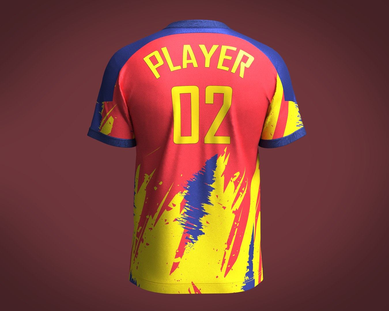 Soccer Third Jersey Player 02 3D - TurboSquid 1915967