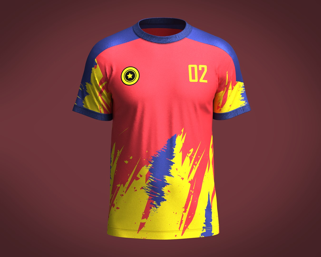 Soccer Third Jersey Player 02 3D - TurboSquid 1915967