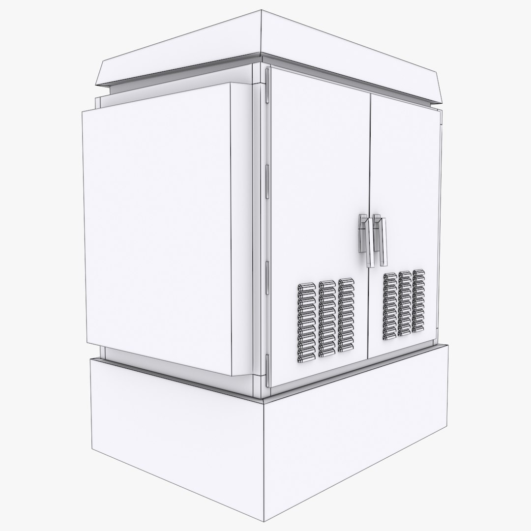 Traffic Signal Control Cabinet 3d Max