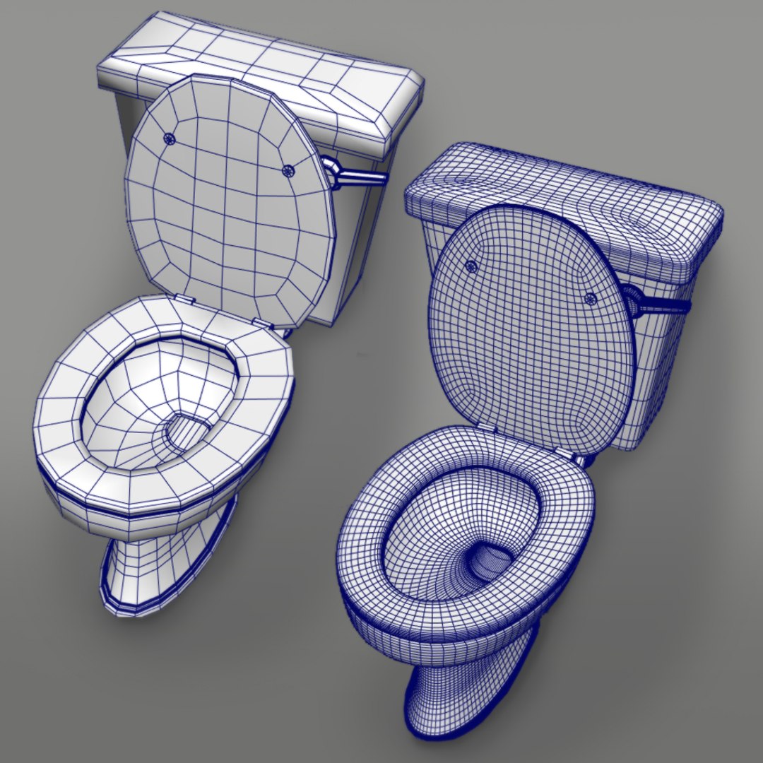 3D Toilet Model - TurboSquid 1200340